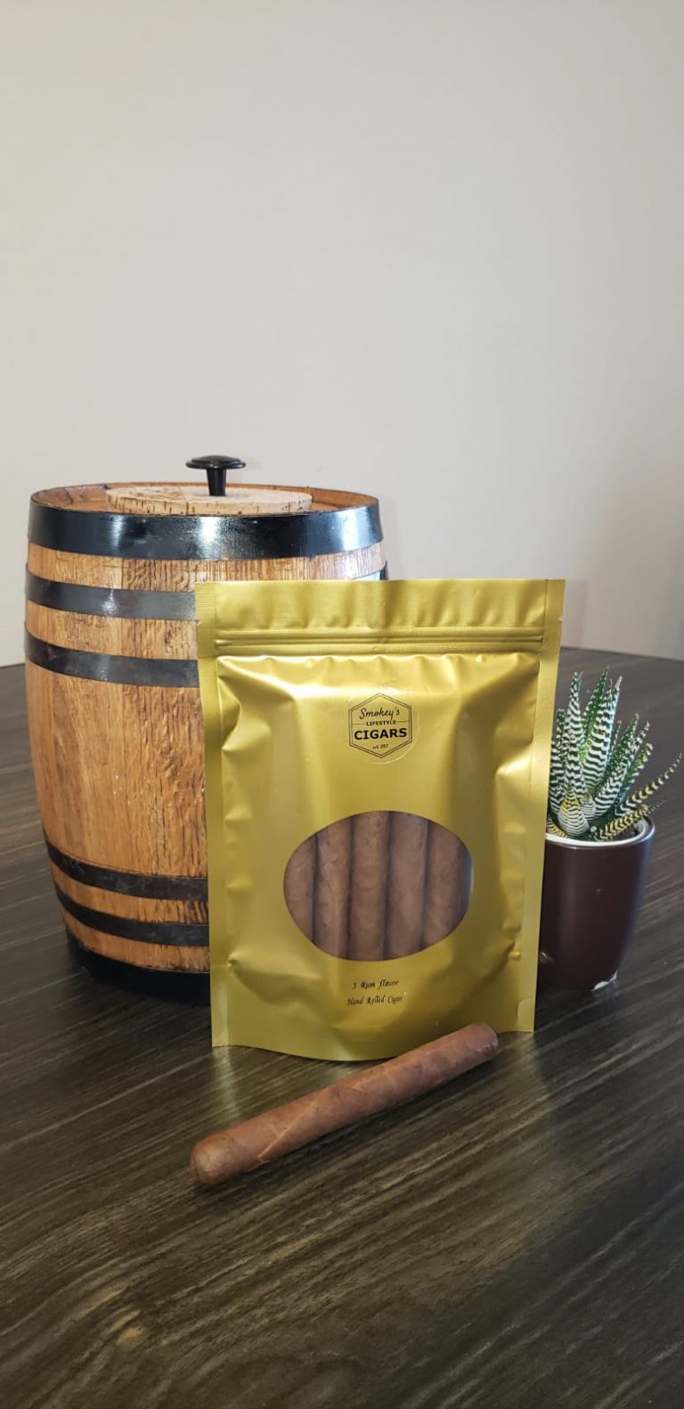 Rum Flavored Cigars, Pack of 5 Cigars - Smokey's Lifestyle Cigars